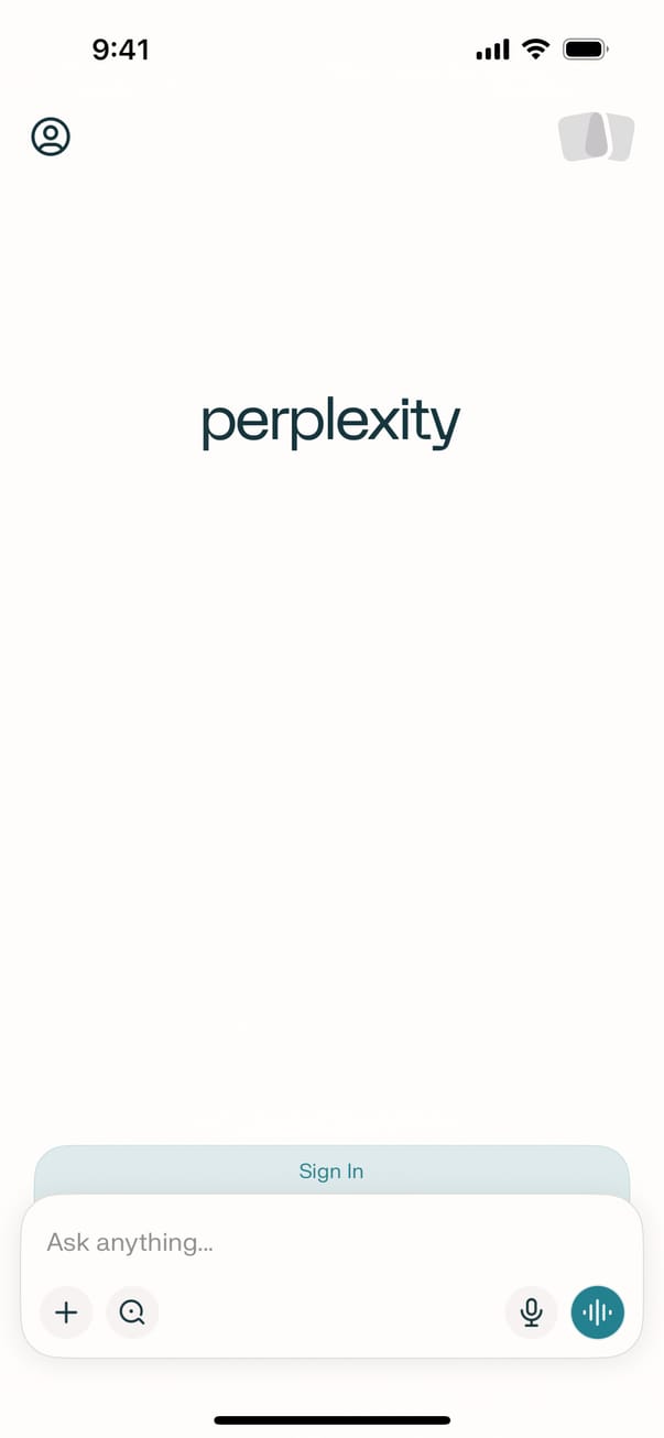 Perplexity AI — экраны и сценарии (user flows) | Screen Gallery